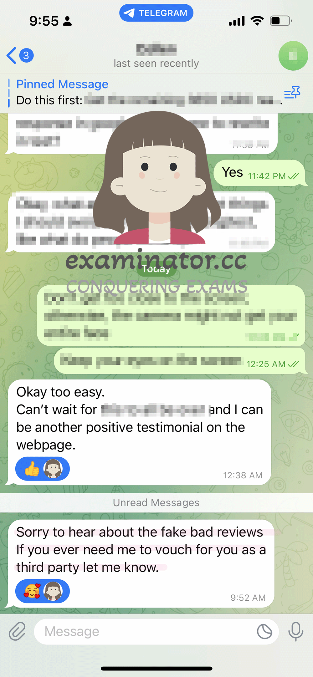 "Examinator.cc is a scam!"😤